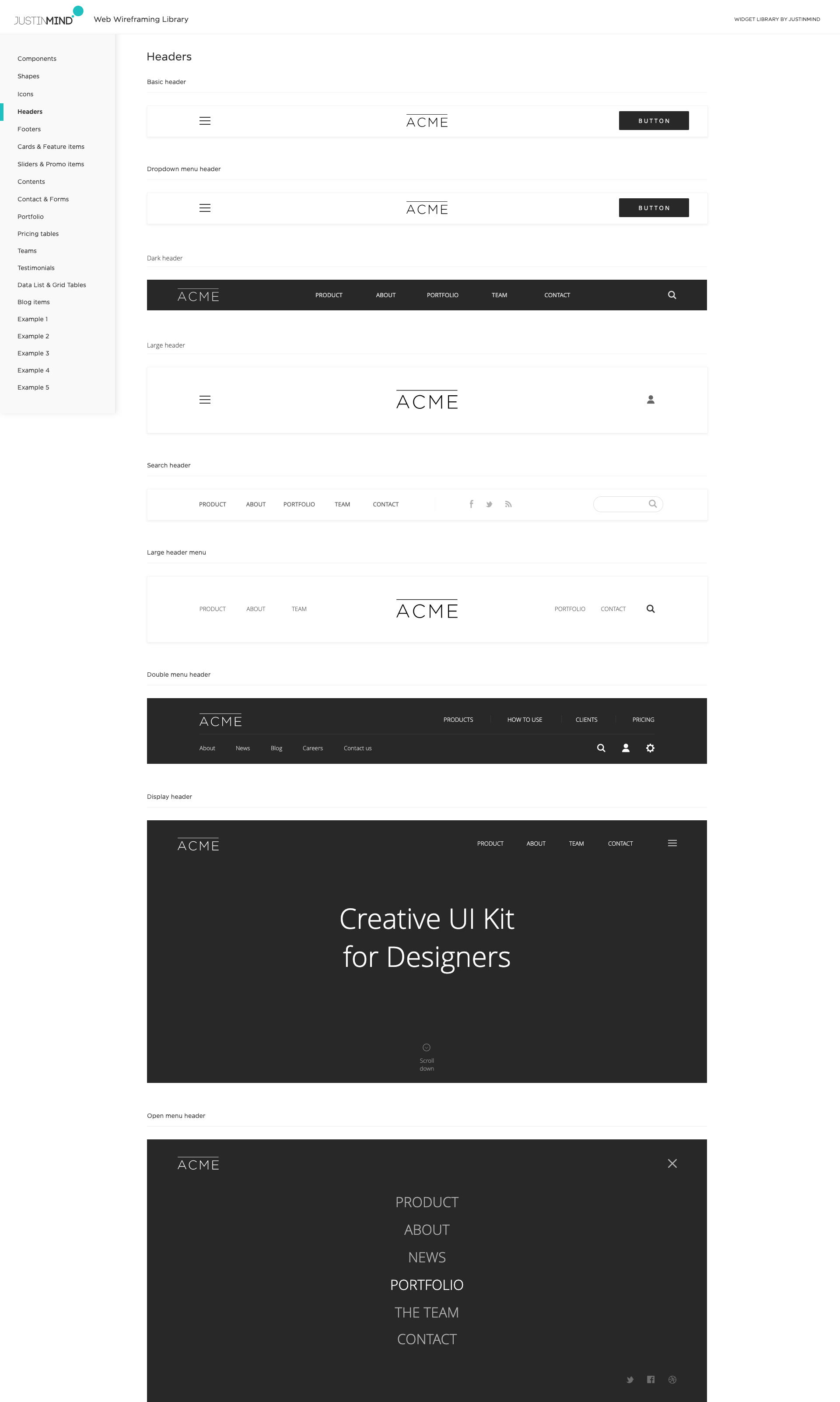Inspiracija za dizajniranje sekcija i sadržaja na sajtu – Wireframes ...